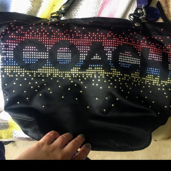 Coach | Bags | Limited Edition Rhinestone Coach Pursebag | Poshmark